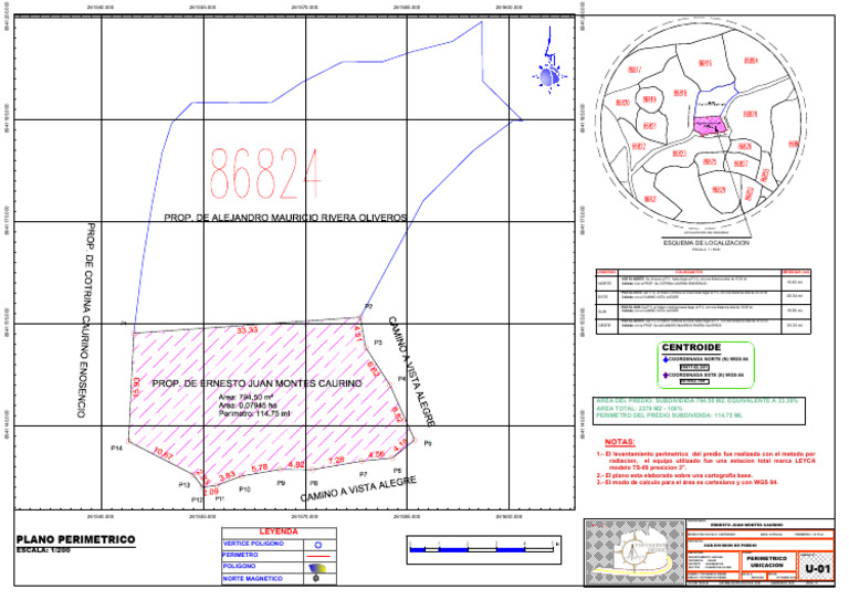 Plano P.ernesto Layout1 | PDF | Navegación | Geodesia