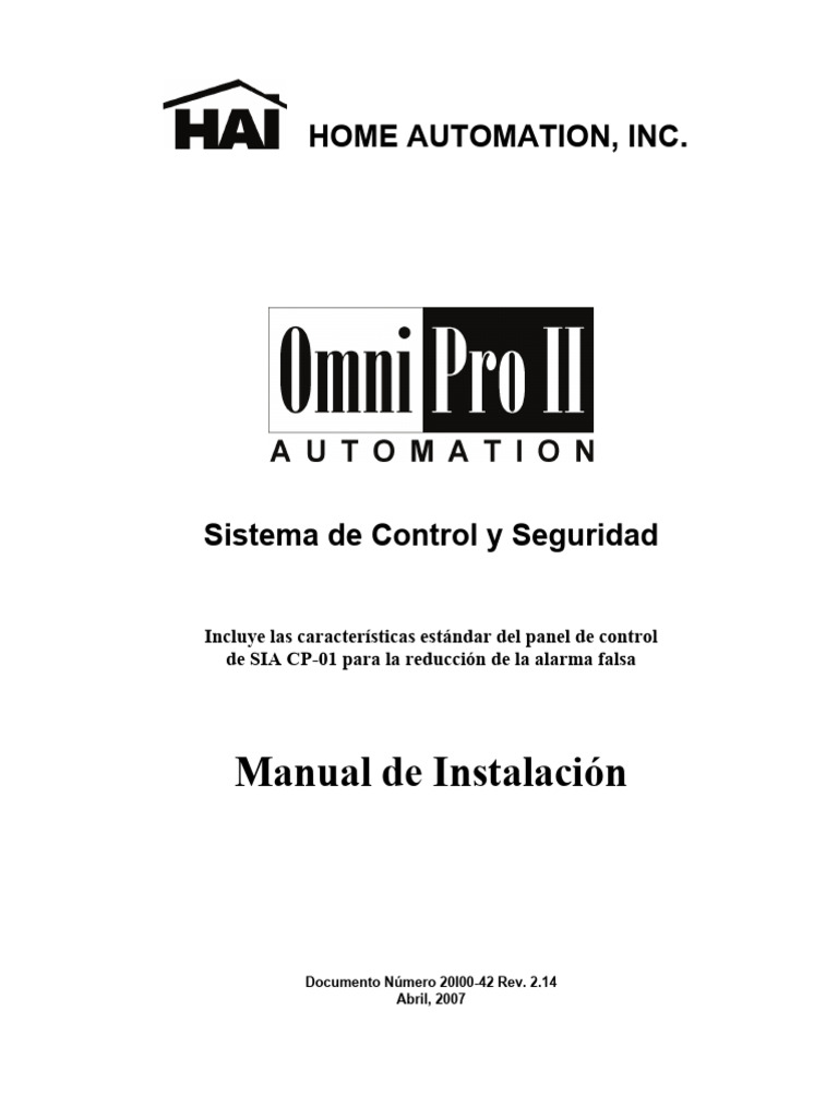 20I00-42OmniProIIInstallationManual2-14 | PDF | Ingenieria Eléctrica ...