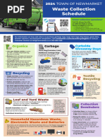 Waterloo Region Waste Schedule 2025 | PDF | Waste | Waste Management