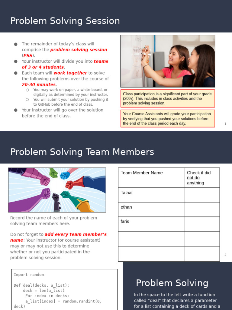 8.1PSS Tuples Lists | PDF