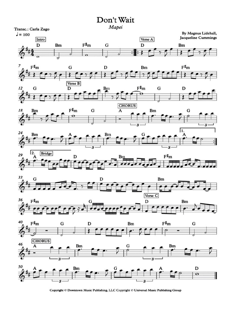 Don’t Wait - Mapei | PDF