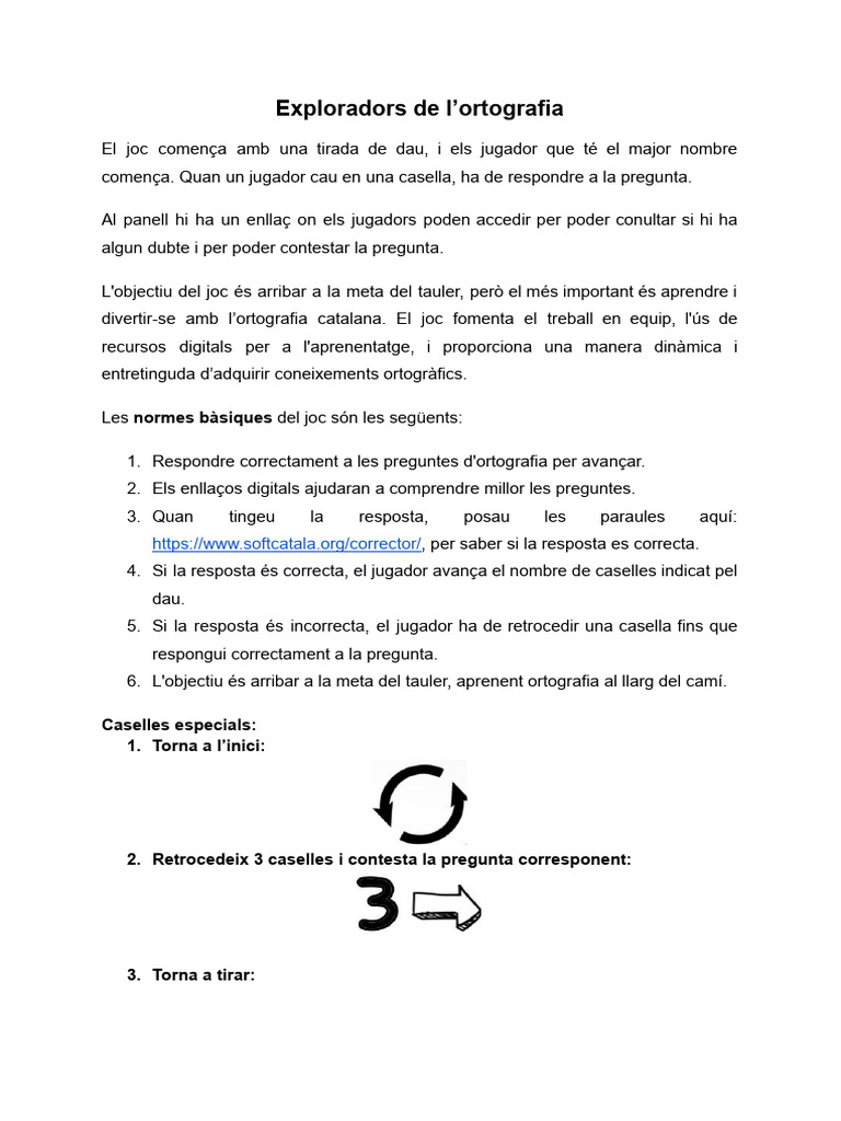 Regles del joc | PDF