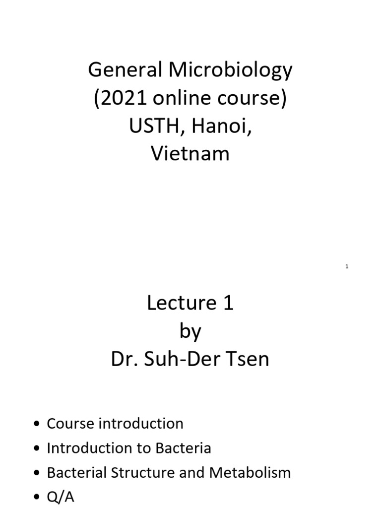 USTHBacteriology 1 - Bacterial Structure and Metabolism | PDF | Lipopolysaccharide | Bacteria