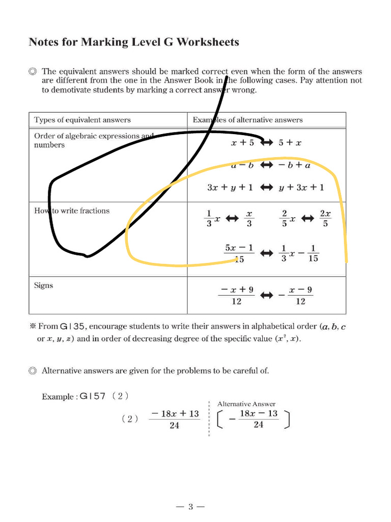 Kumon Level G Answers | PDF