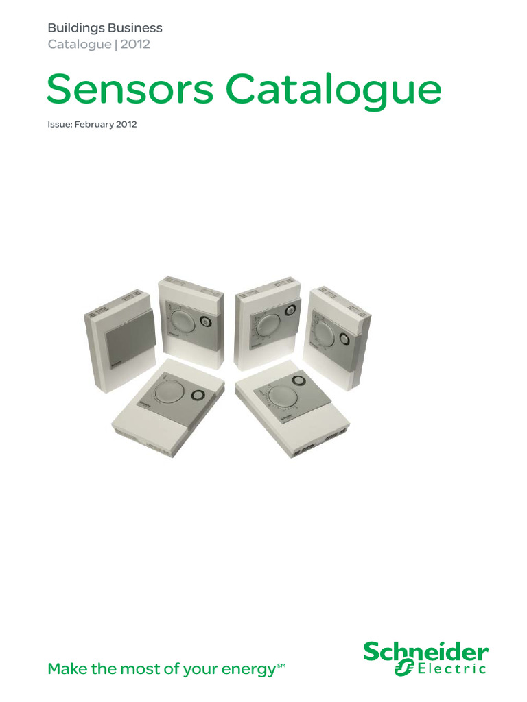 Schneider Electric Sensor Catalogue 2012 | PDF | Building Automation ...