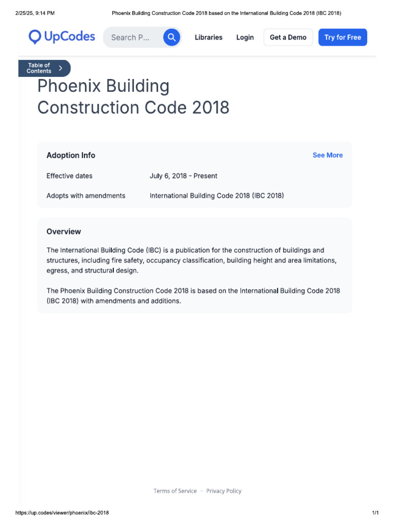 Phoenix Building Code | PDF