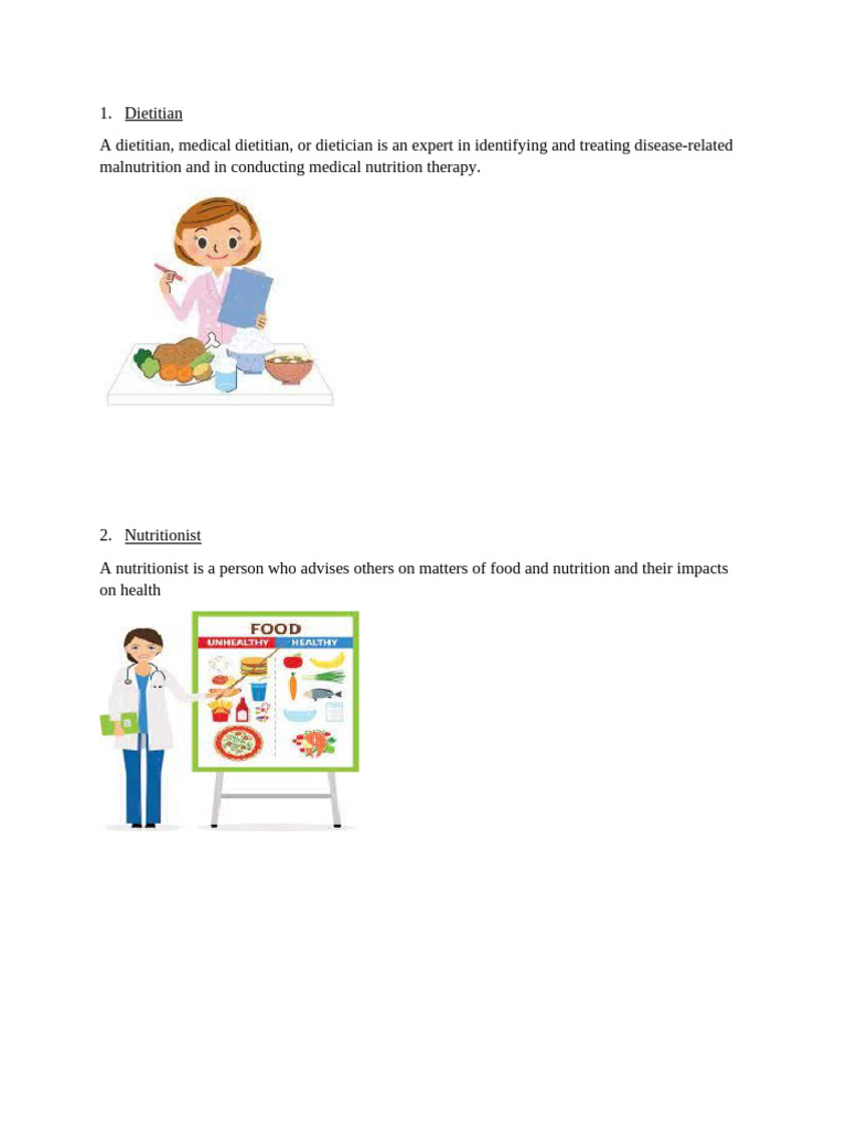 Careers in Food and Nutrition Overview | PDF