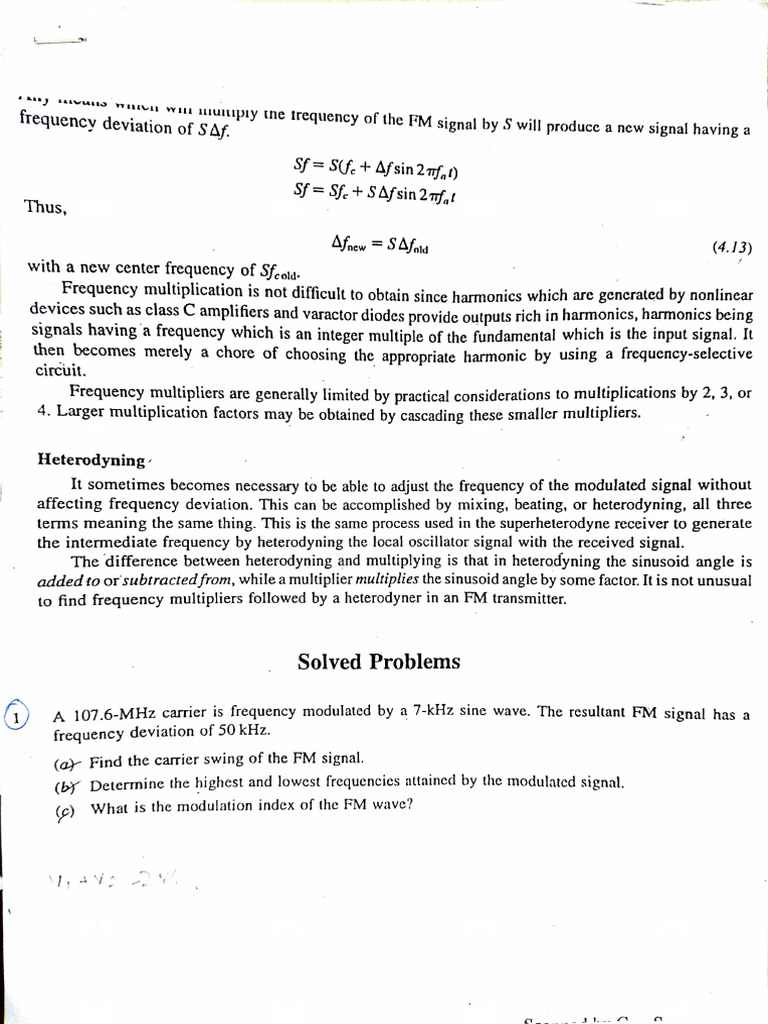 45-Comparison of Amplitude Modulation and Angle Modulation, Comparison of FM and PM-25-02-2025 ...