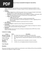 Short Poster Assignment UN Sustainable Development Goals | PDF