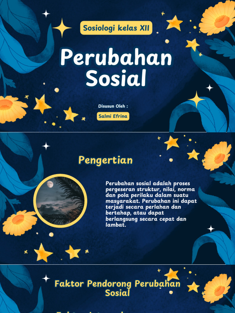 Perubahan Sosial - Salmi Efrina | PDF