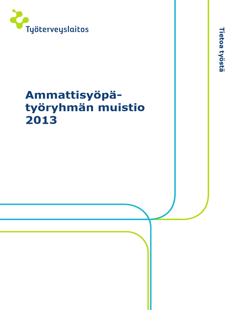 Ammattisyopatyoryhman_muistio_2013 | PDF