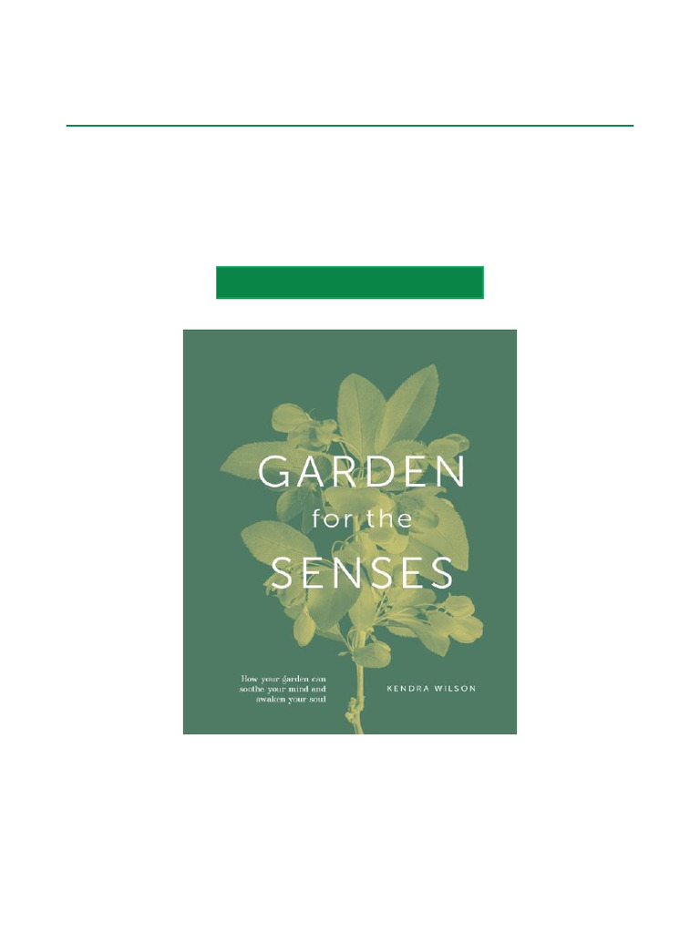 Soothe Your Mind with Garden Therapy | PDF