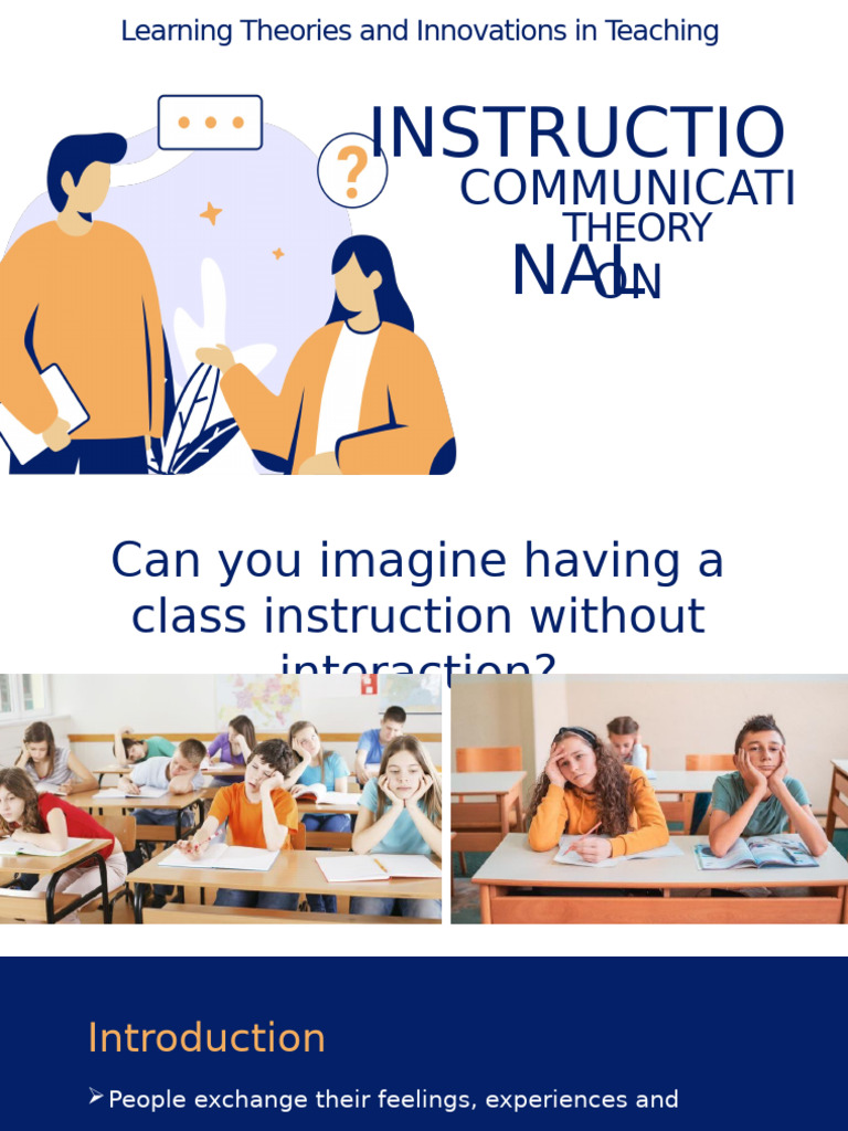 Instructional Communication Theory | PDF | Communication | Human ...