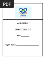 Grade 5 Term 1 Maths Assignment 2025 | PDF | Mathematics