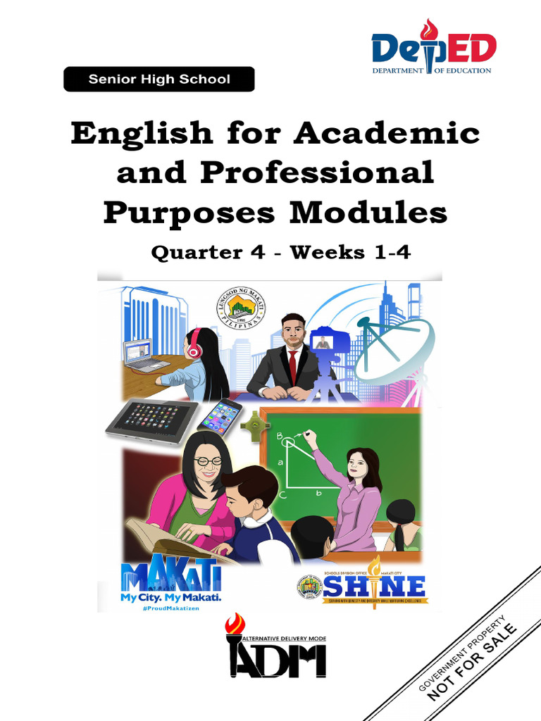 SHS EAPP Q4 Weeks1to4 Binded Ver1.0 | PDF | Fallacy | Essays