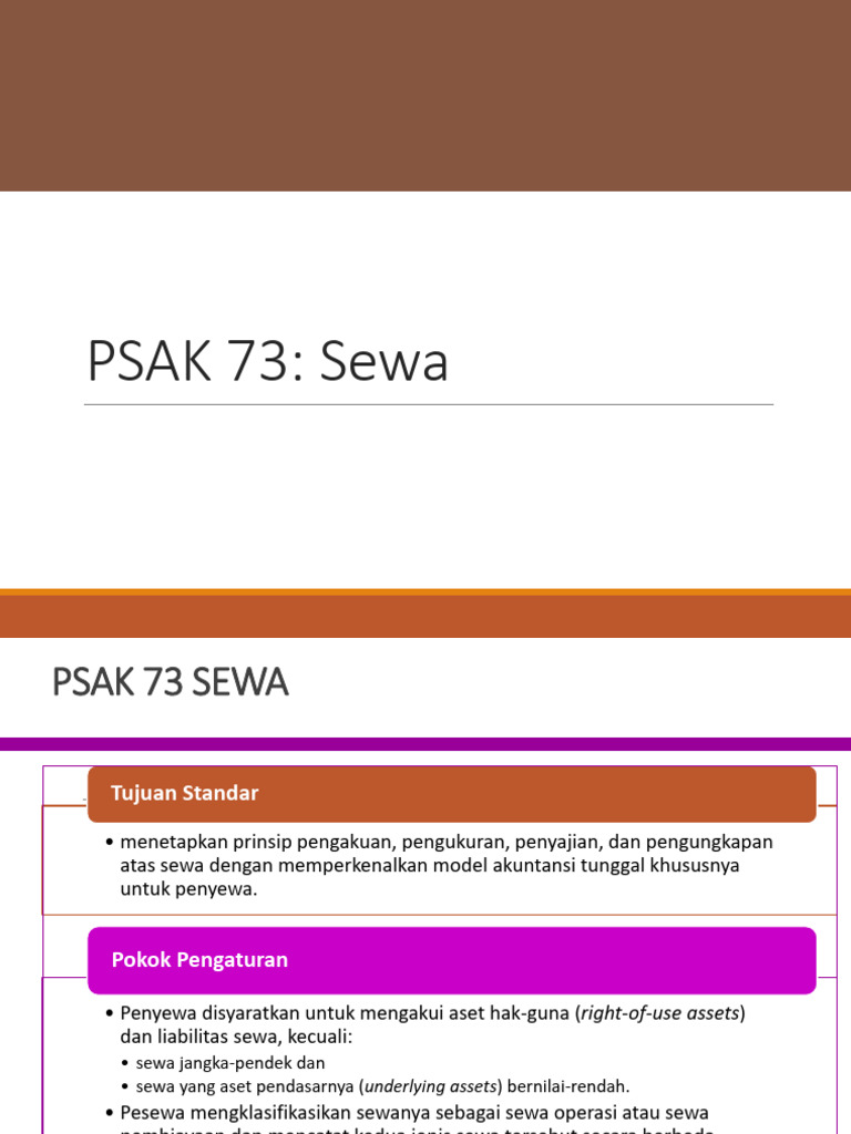 Psak 116 Sewa | PDF