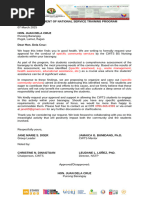Letter To Barangay Captain | PDF