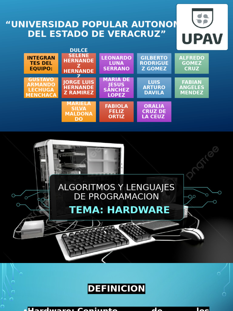 Presentacion Hardware | PDF | Hardware de la computadora | Informática