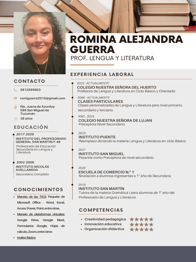 Romina Alejandra Guerra - CV 2025 | PDF