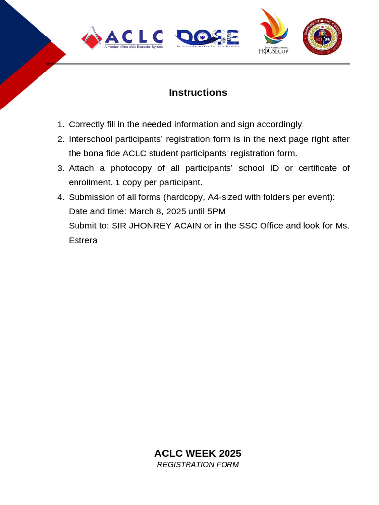 Registration Forms | PDF