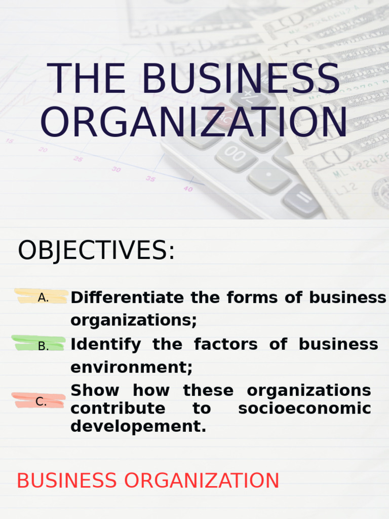 Business Organization Types and Factors | PDF | Business | Cooperative