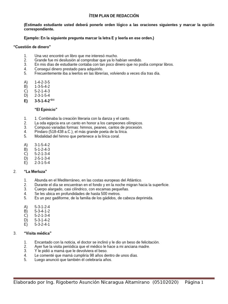 Orden Lógico | PDF | Jeroglíficos egipcios | Escritura