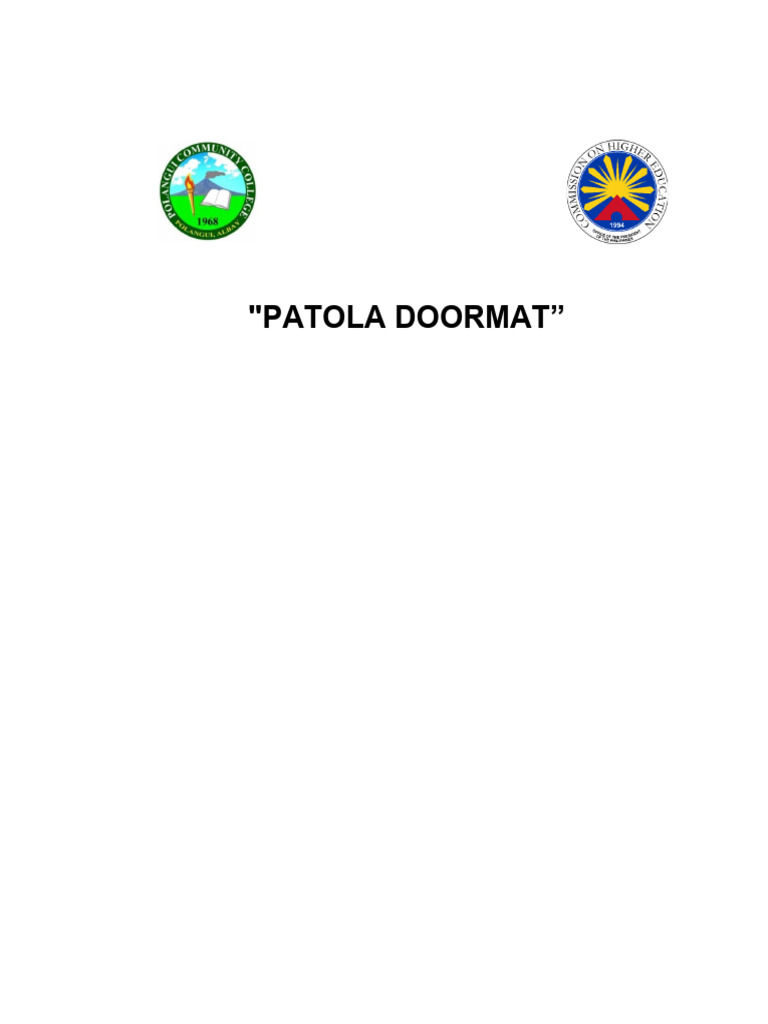 Eco-Friendly Patola Doormat Business Plan | PDF | Expense | Income