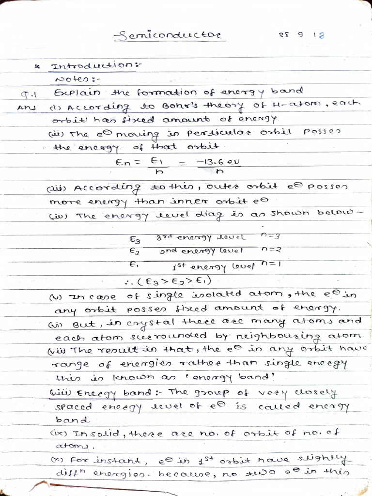 Class 12 Semiconductor Physics Project | PDF | Physical Chemistry ...