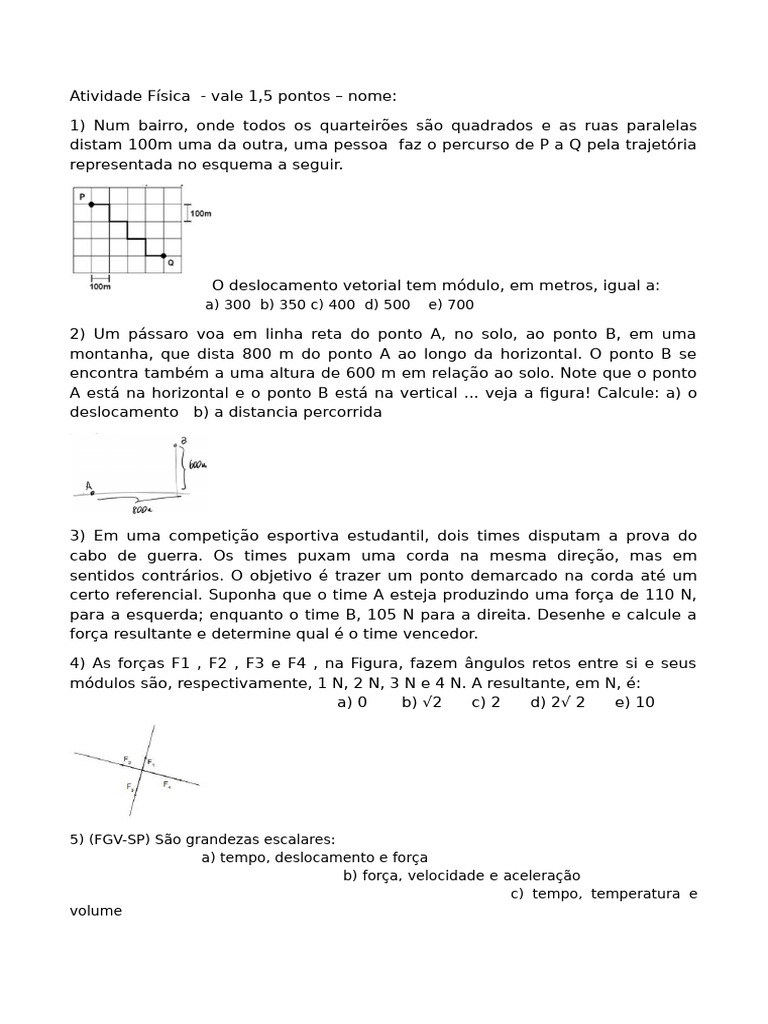 Atividade Fisica Vetores Agro | PDF