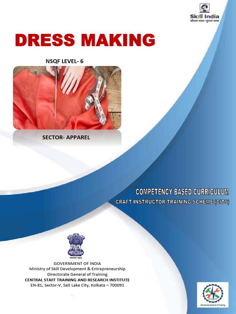Dress Making Instructor Training Guide | PDF | Educational Assessment ...