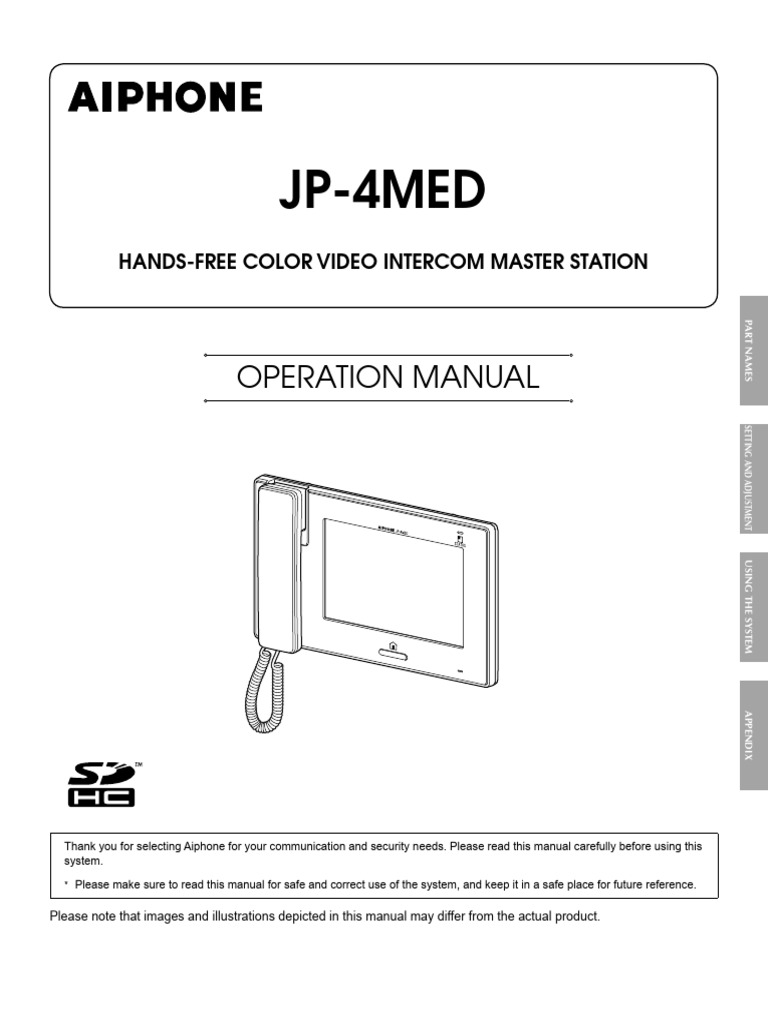 JP 4MED Operation ENGLISH | PDF | Computer Monitor