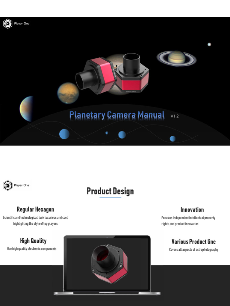 Planetary Camera Manual V1.2 | PDF | Exposure (Photography) | Camera