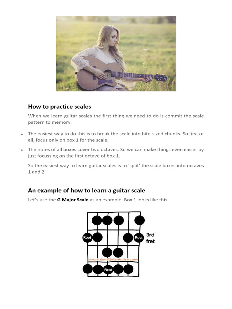 Learning Guitar Scales 19 | PDF