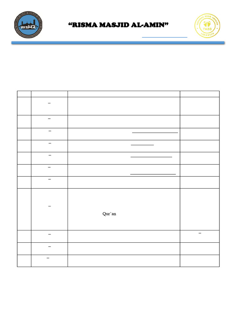 Rundown FASS #6 1446H | PDF