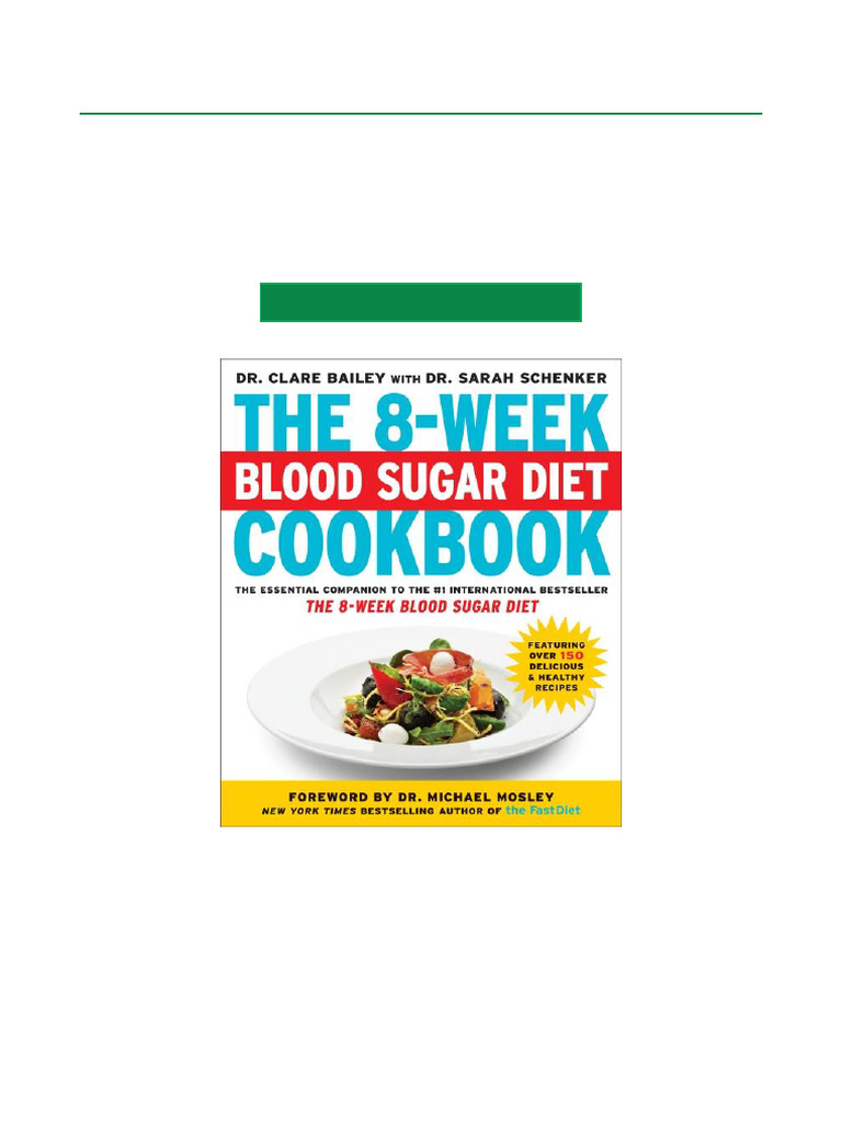 8-Week Blood Sugar Diet Cookbook | PDF