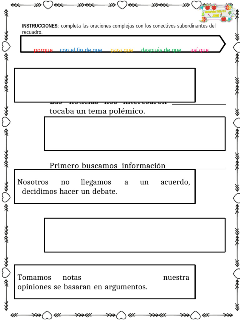 Oraciones Complejas | PDF