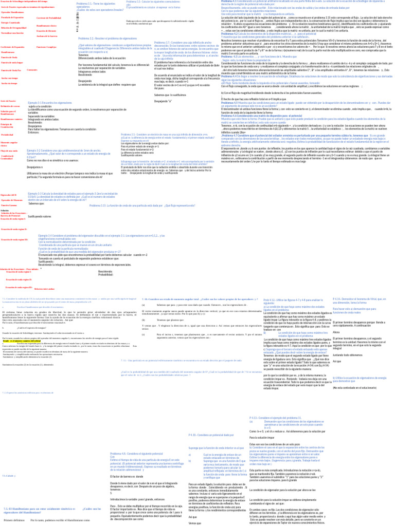 Formulario Segundo Parcial | PDF | Valores propios y vectores propios | Ecuaciones