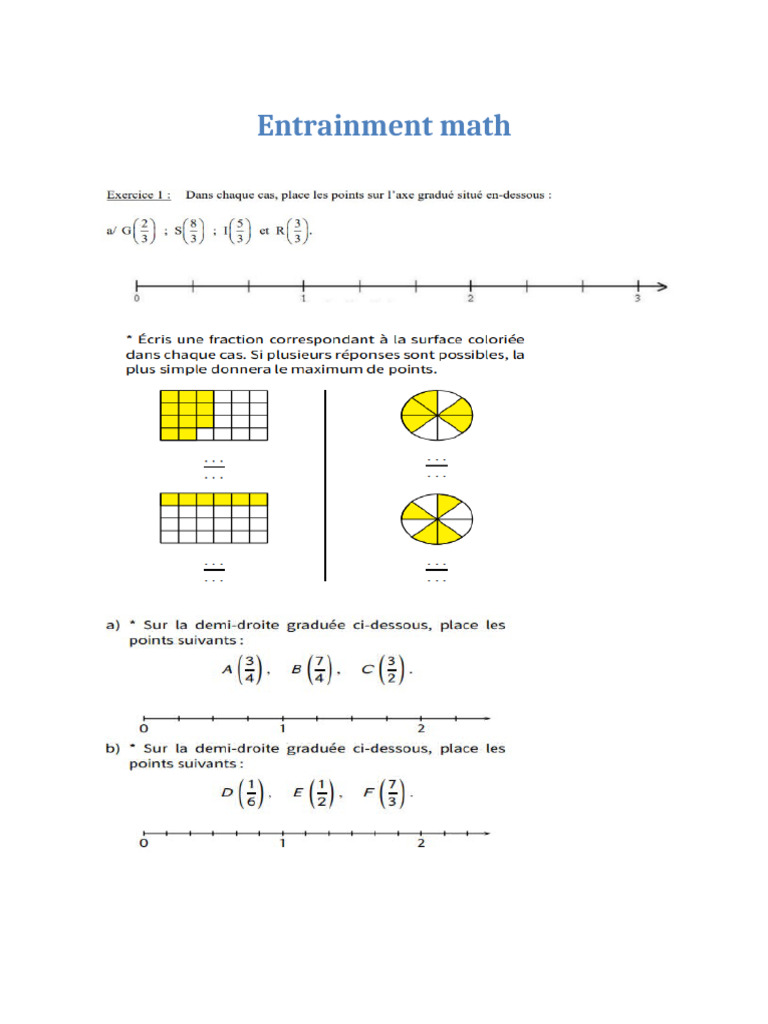 Entrainment Math Exercises and Solutions | PDF