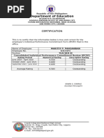 Ipcrf Certification of Ratings | PDF