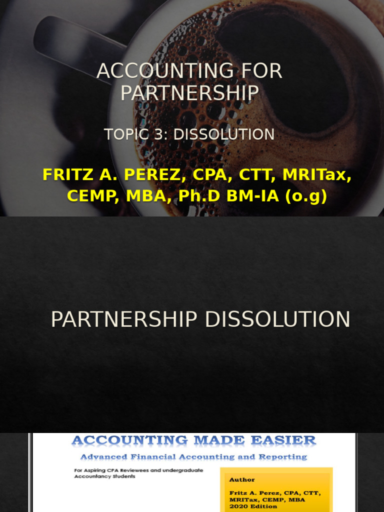 TOPIC-3-PARTNERSHIP-DISSOLUTION | PDF