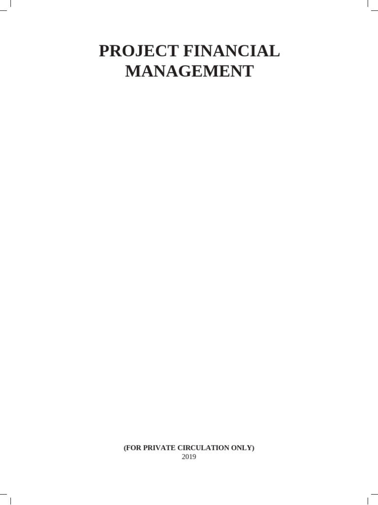 Project Financial Management | PDF | Project Management | Business