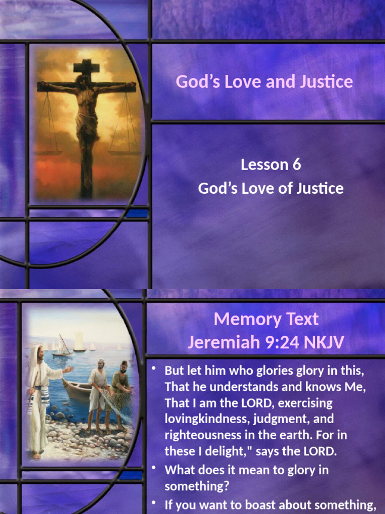Sabbath school lesson 11 | PDF | Justice | Crime & Violence