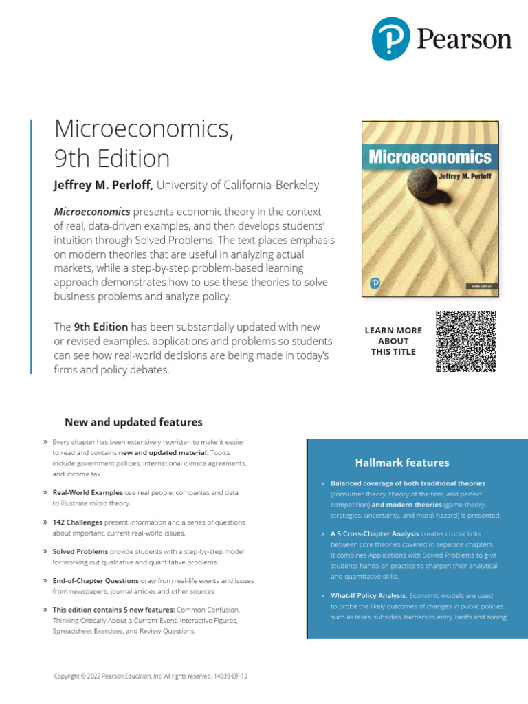 Perloff Microeconomi | PDF | Policy | Microeconomics