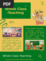 Whole Class Teaching in Multigrade Settings | PDF | Teachers ...