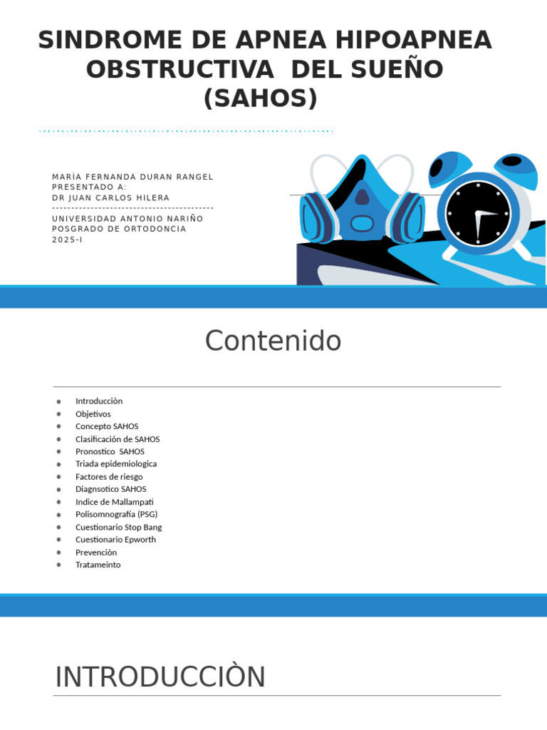 Síndrome de Apnea-Hipopnea del Sueño | PDF | Apnea | Ronquidos