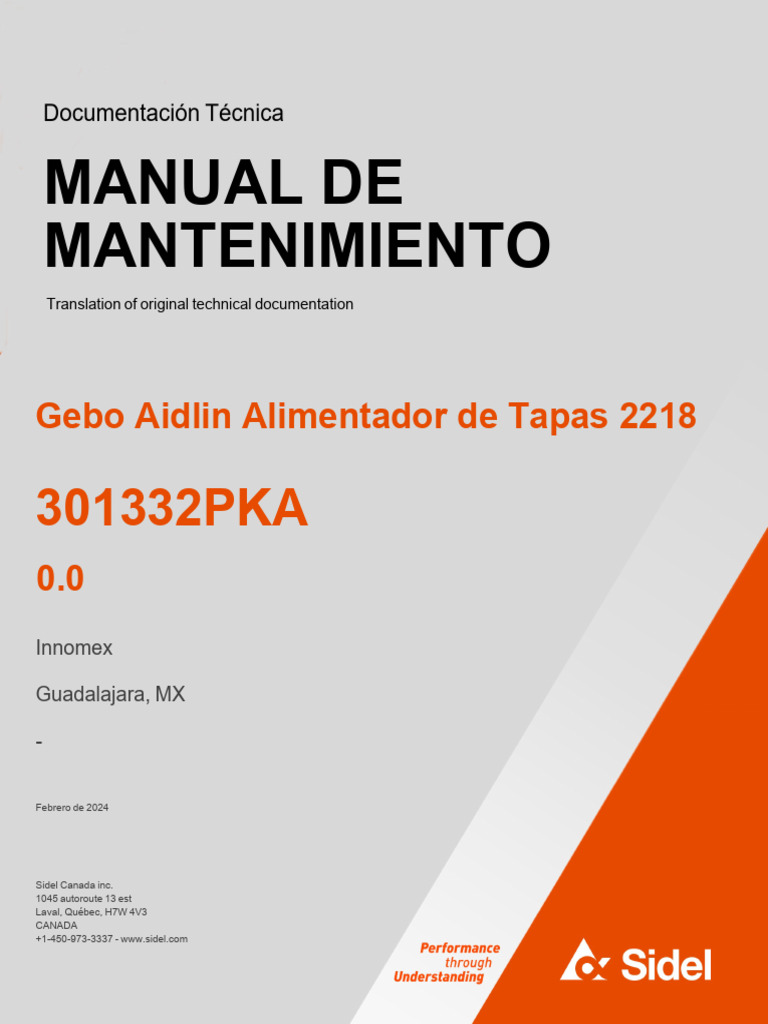 301332PKA Manual de Mantenimien Aidlin Alimentador de Tapas 2218 v0.0 ...