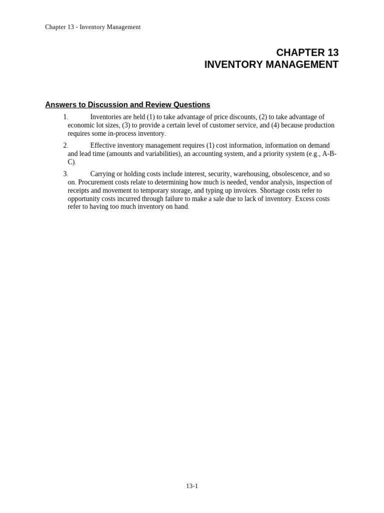 Inventory Solutions Sheet | PDF | Inventory | Radio Frequency ...