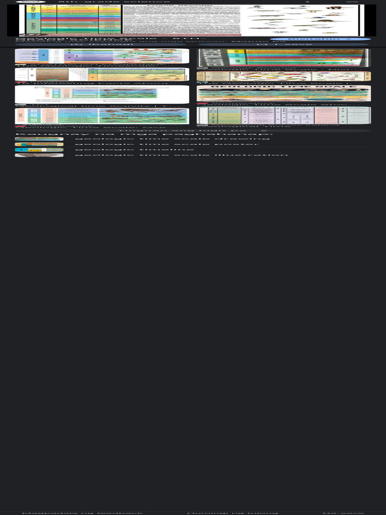 Geologic Time Scale Timeline - Hanapin Sa Google | PDF