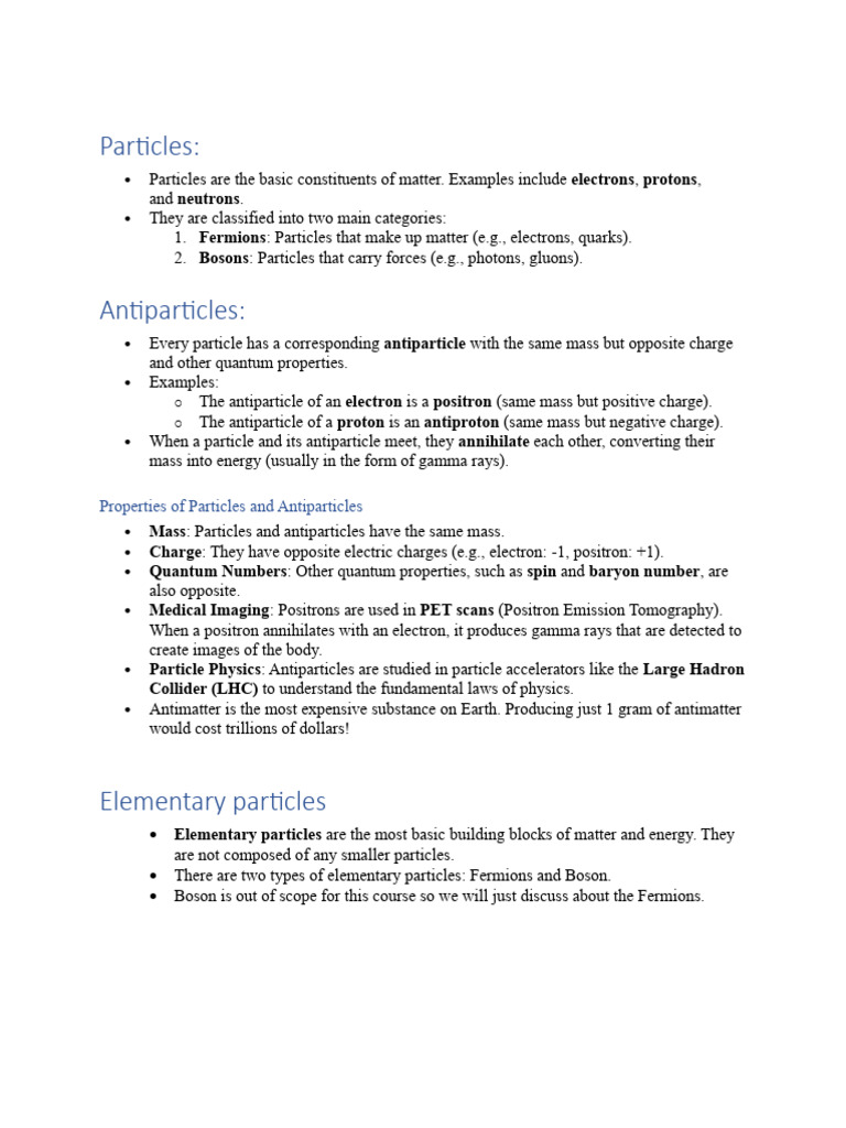 Recent Trends in Particle Physics | PDF | Elementary Particle | Neutrino