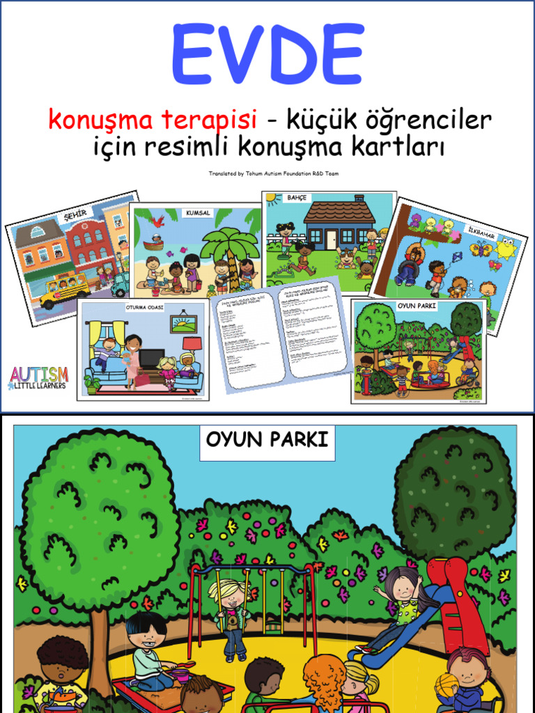 At Home Language Scene Cards - TR | PDF